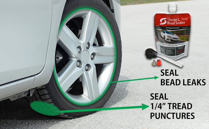 Compact Car 2-in-1 Tire Sealant & Bead Sealer Kit – TireJect