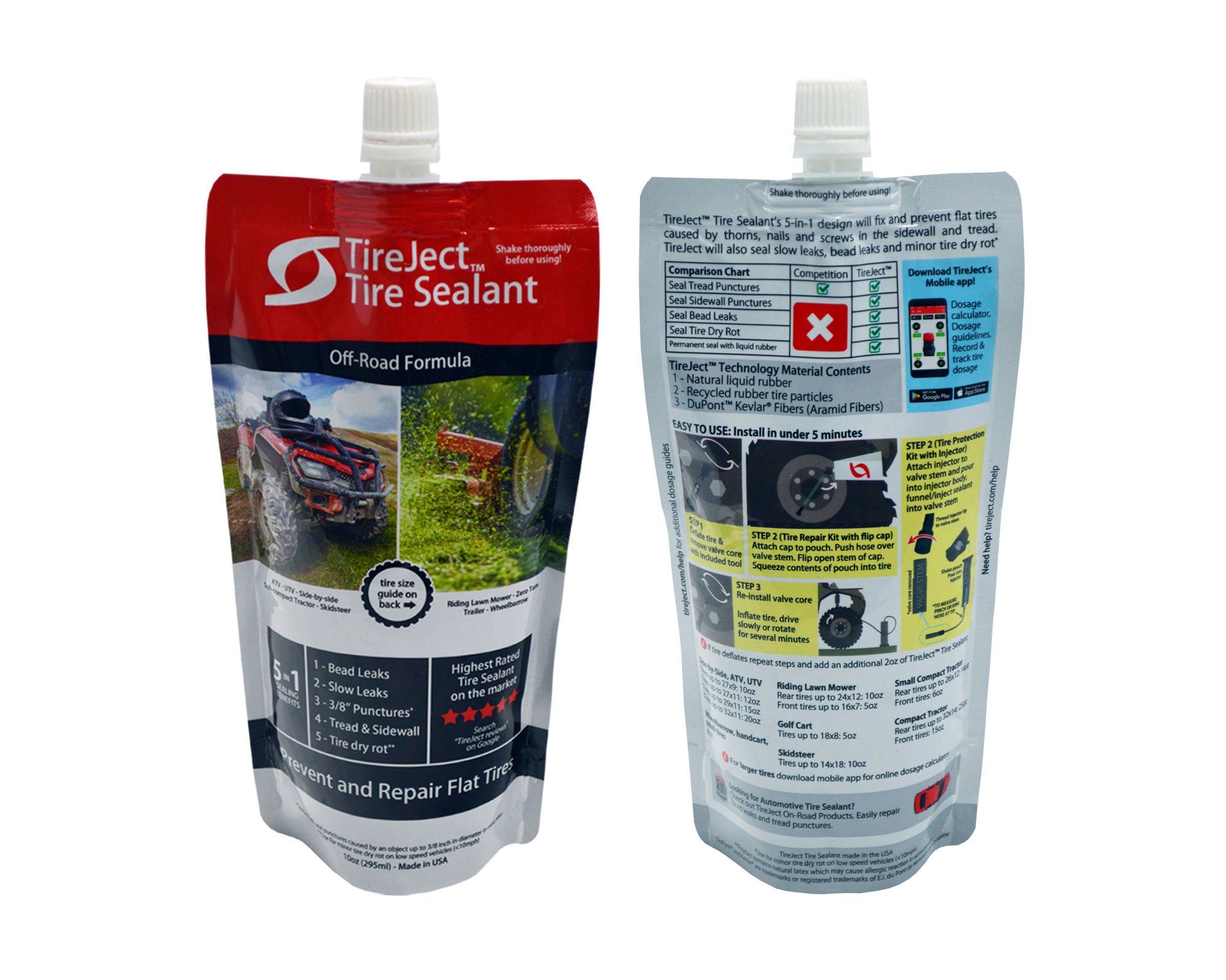Off-Road Tire Sealant - Single Tire Repair Kit – TireJect
