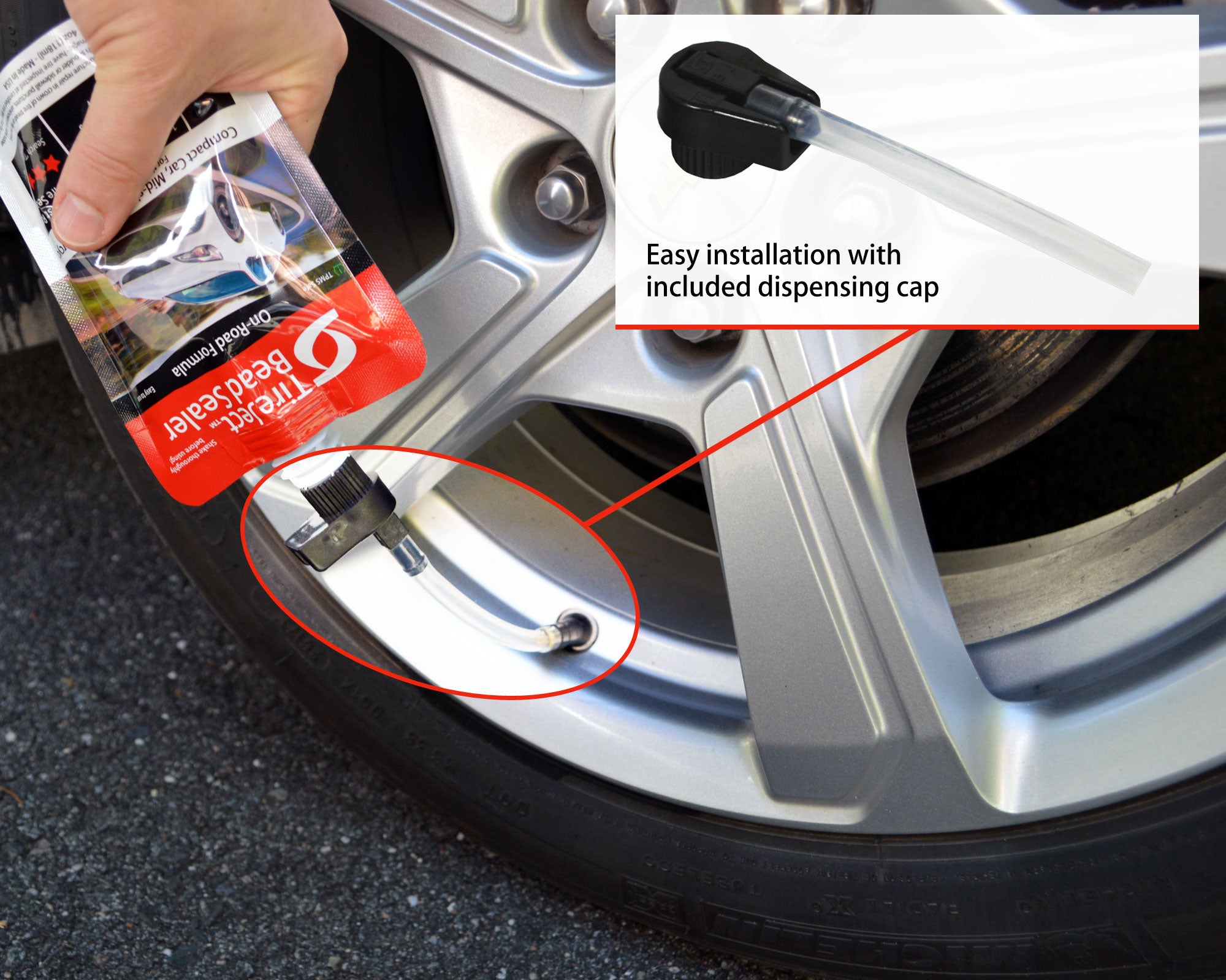 Compact Car 2-in-1 Tire Sealant & Bead Sealer Kit – TireJect