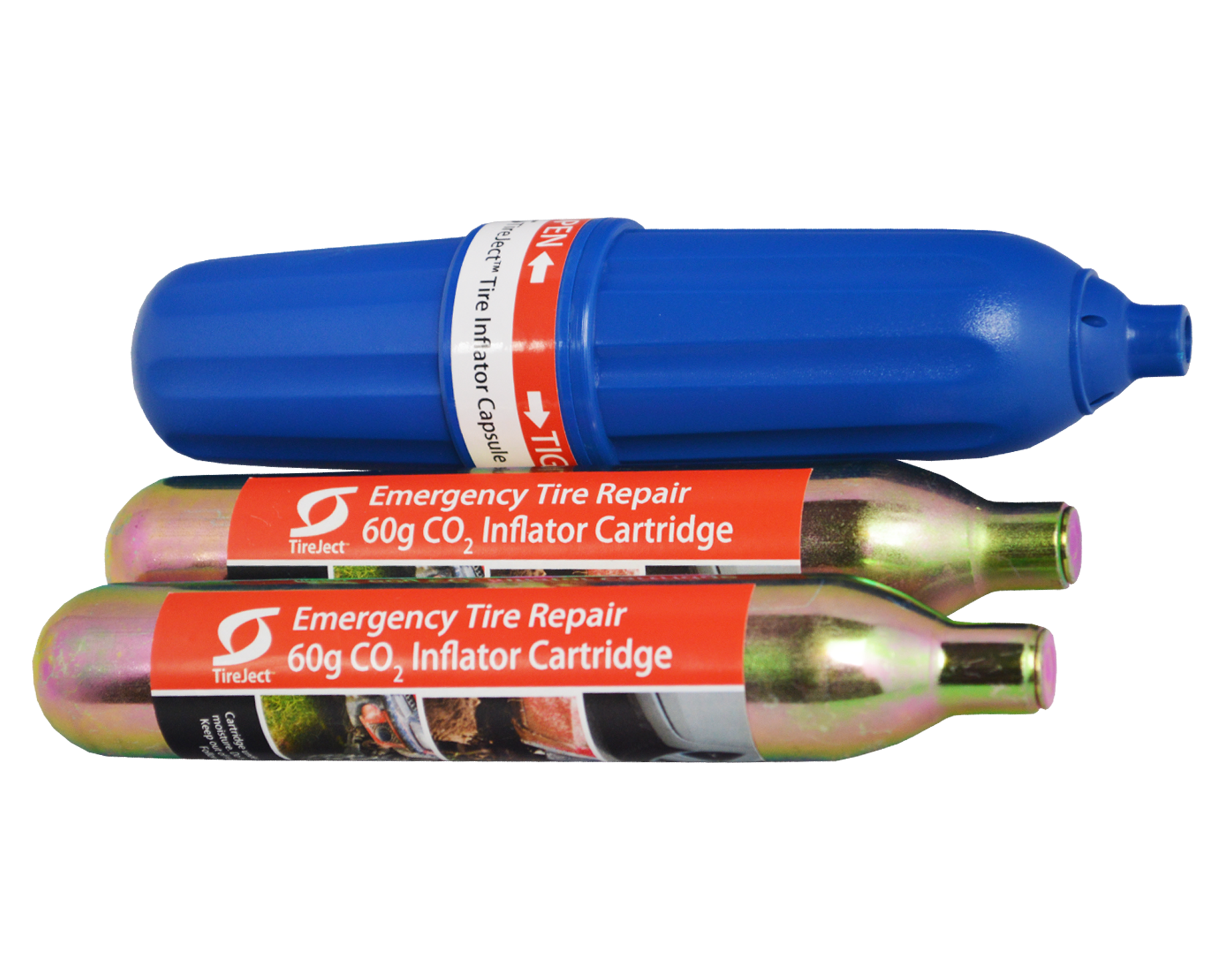 Tire Inflator Tool with 60g CO2 Canisters – TireJect